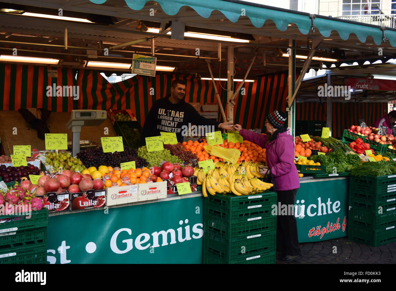 Bonn, Germany, market place Stock Photo - Alamy