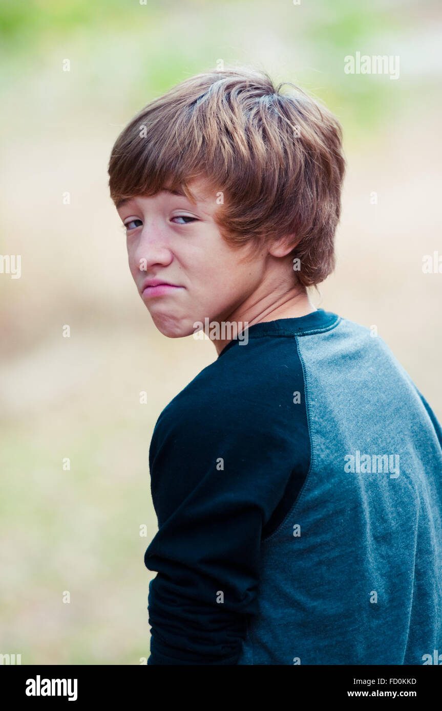 Person frown not sad hi-res stock photography and images - Alamy