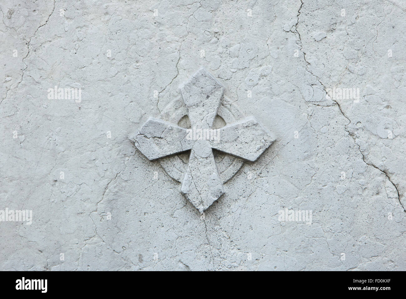 Decorative marble rosette at the Cimitero Monumentale (Monumental ...