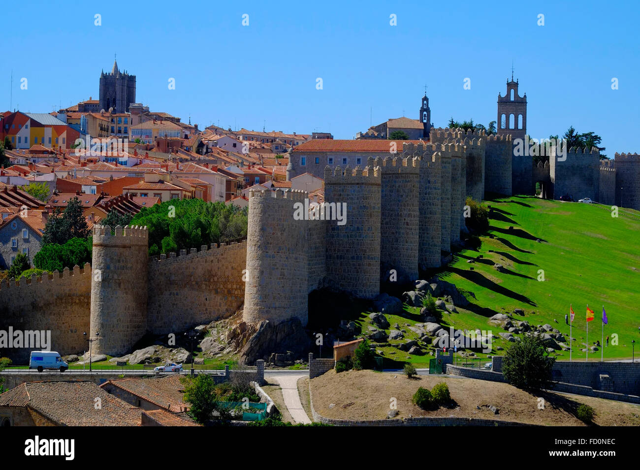 Avila Spain Castile-Léon Medieval Stock Photo - Alamy
