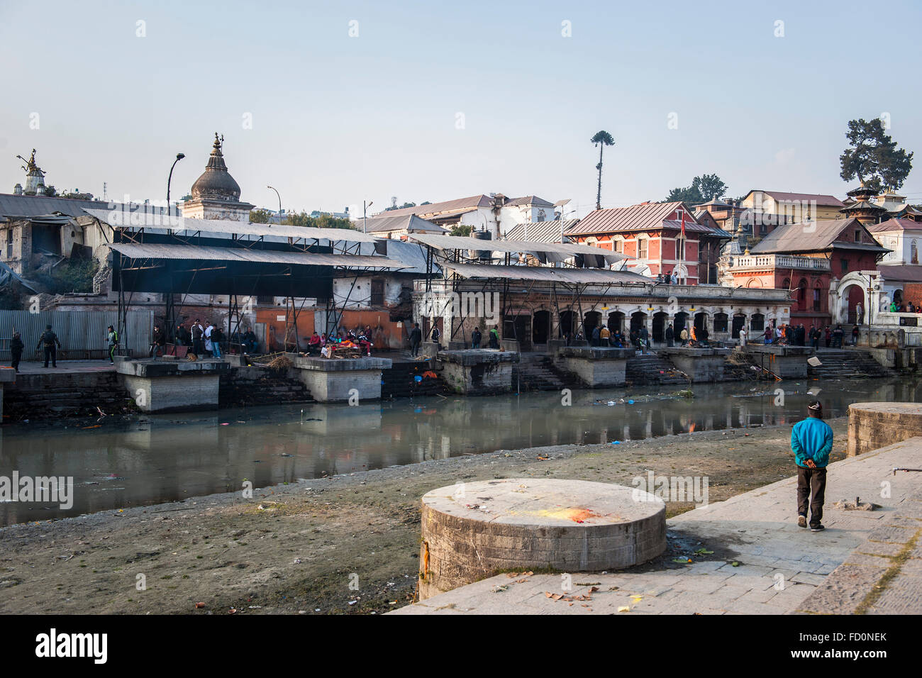 Nepal, Kathmandu, Pashupatinath, cremation funeral Stock Photo - Alamy