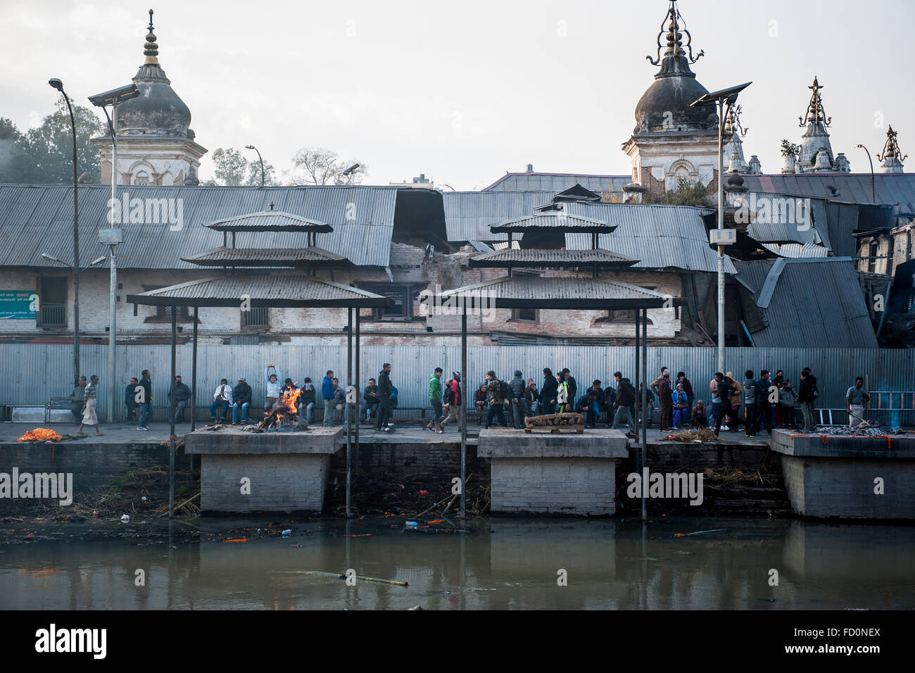 Nepal, Kathmandu, Pashupatinath, cremation funeral Stock Photo - Alamy