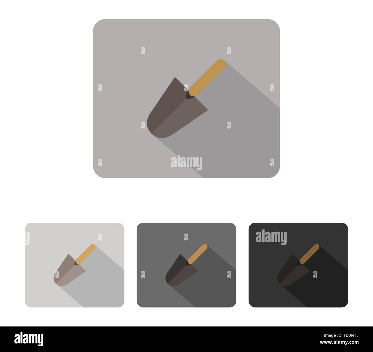 Icon float flat design hi-res stock photography and images - Alamy