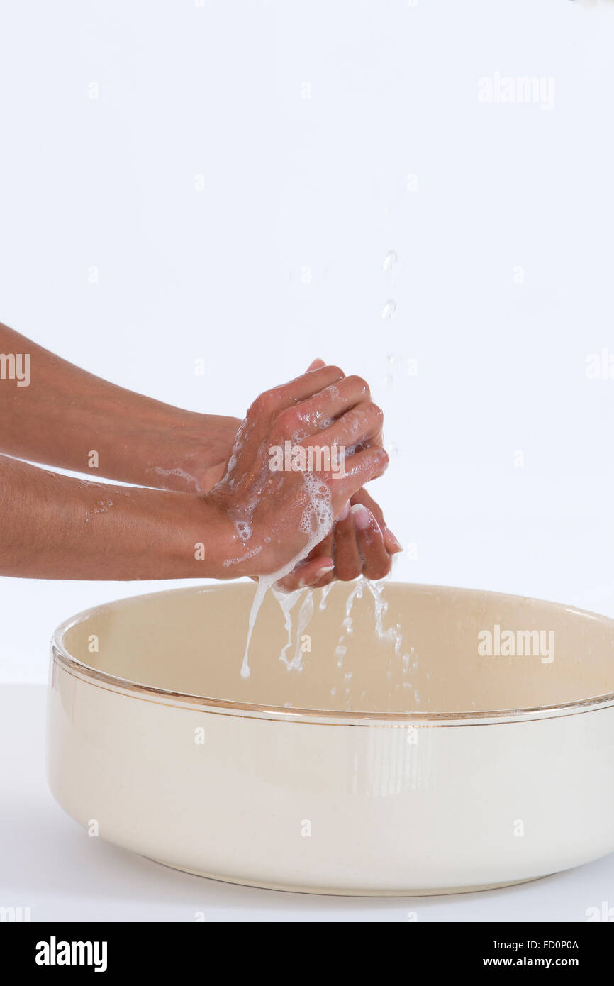 Washing Hands Cleaning Stock Photo - Alamy
