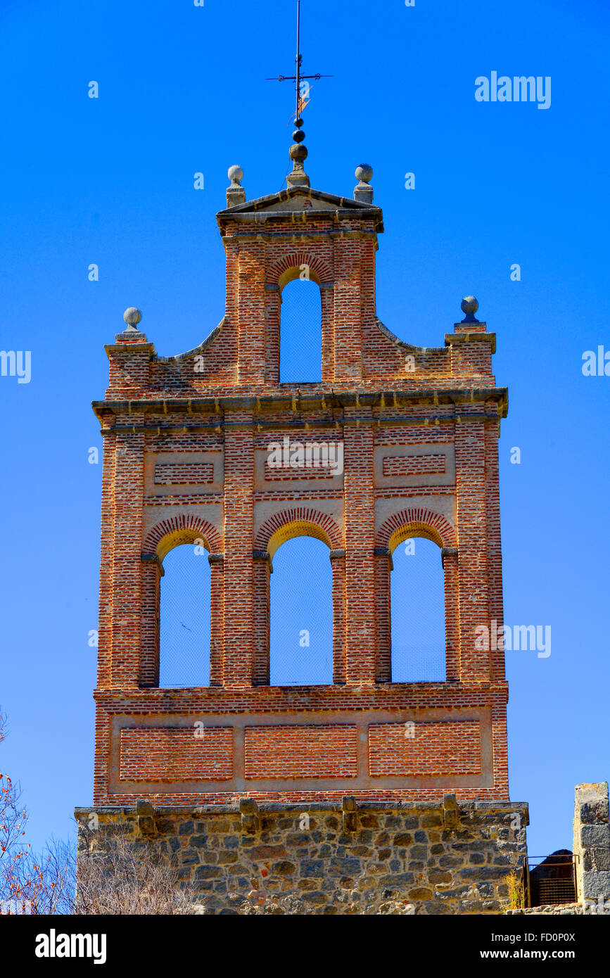 Belltower Avila Spain Castile-Léon Medieval Stock Photo - Alamy