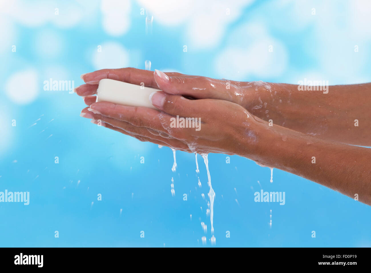 Washing Hands Cleaning Stock Photo - Alamy