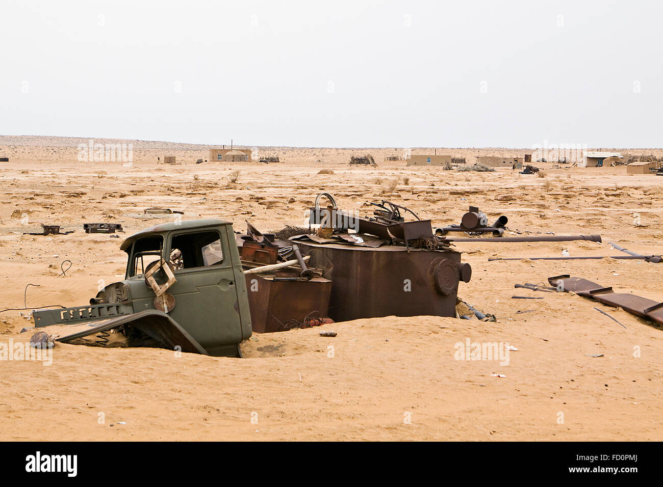 Truck, Turkmenistan, Soviet, Countryside, Desert Stock Photo - Alamy