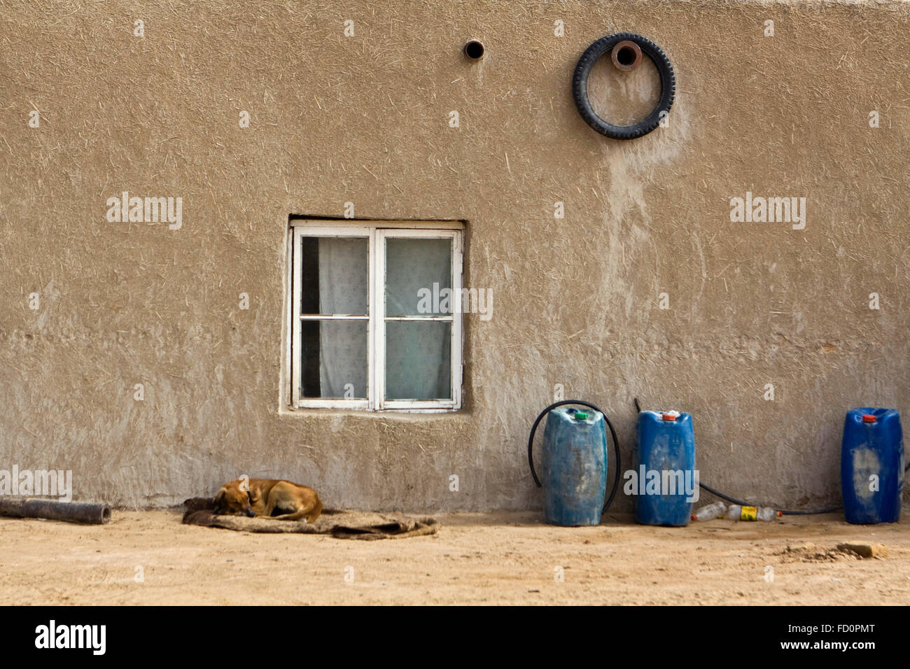 Village, Turkmenistan, Soviet, Countryside, Desert, Karakum Stock Photo ...