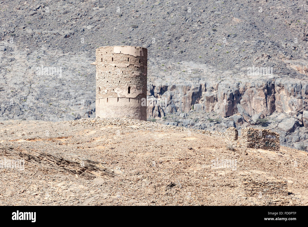 Ancient Watch Tower Oman High Resolution Stock Photography and Images ...