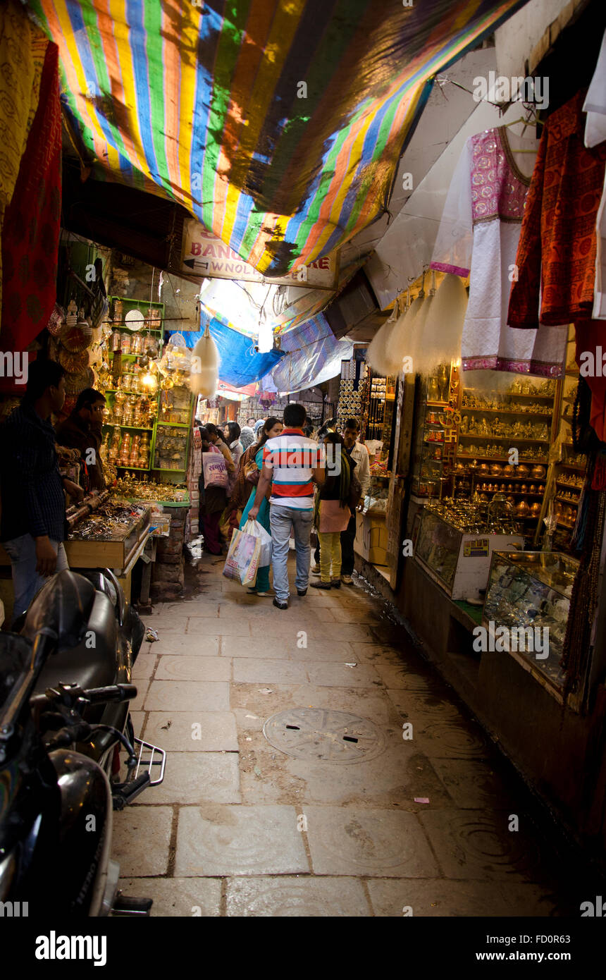 Streets of Varanasi, Uttar Pradesh, India Stock Photo - Alamy