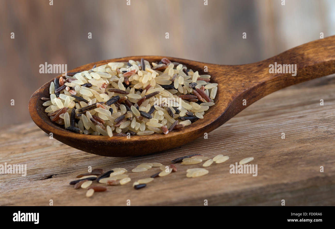 Organic Whole grain Rice Stock Photo - Alamy
