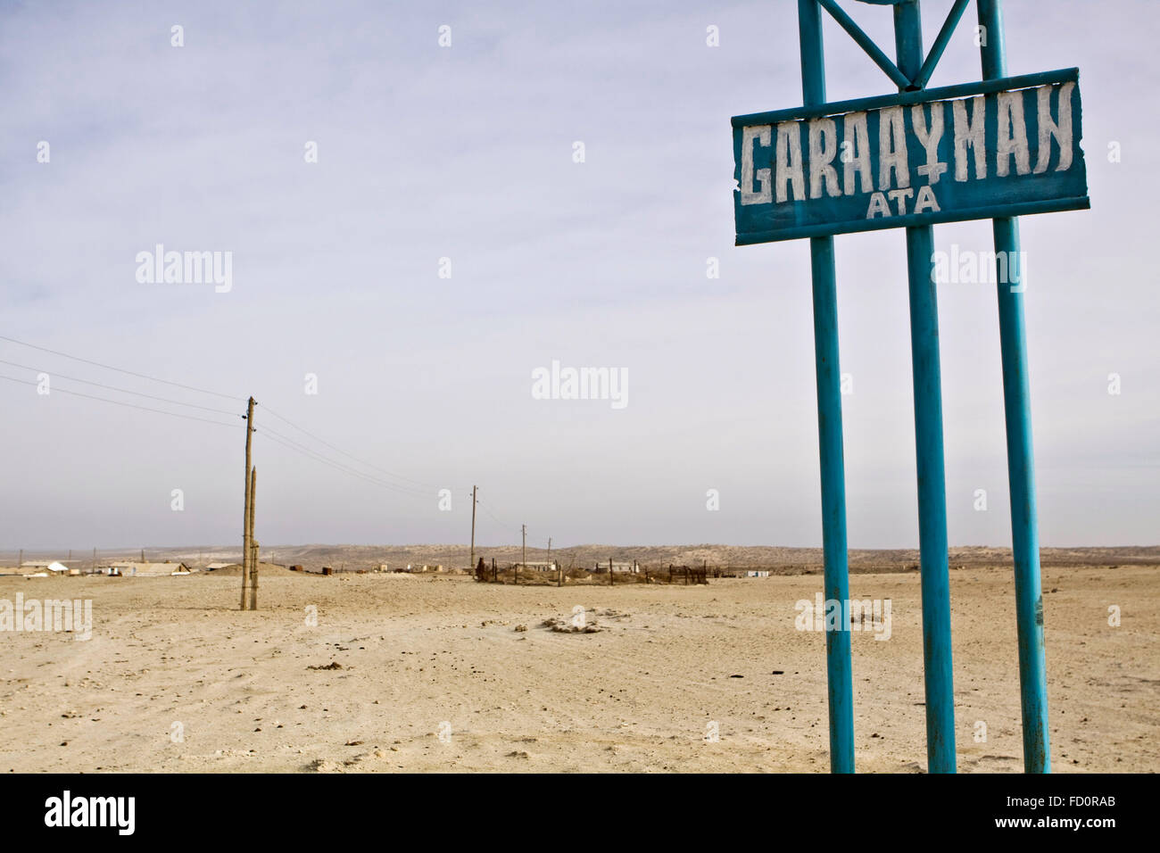 Turkmenistan, Soviet, Countryside, Desert, Karakum Stock Photo - Alamy