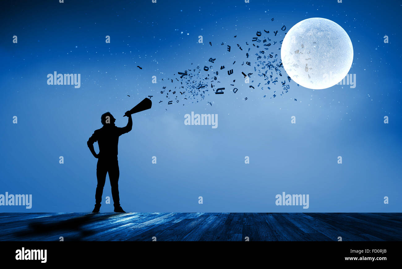 Screaming trumpet hi-res stock photography and images - Alamy