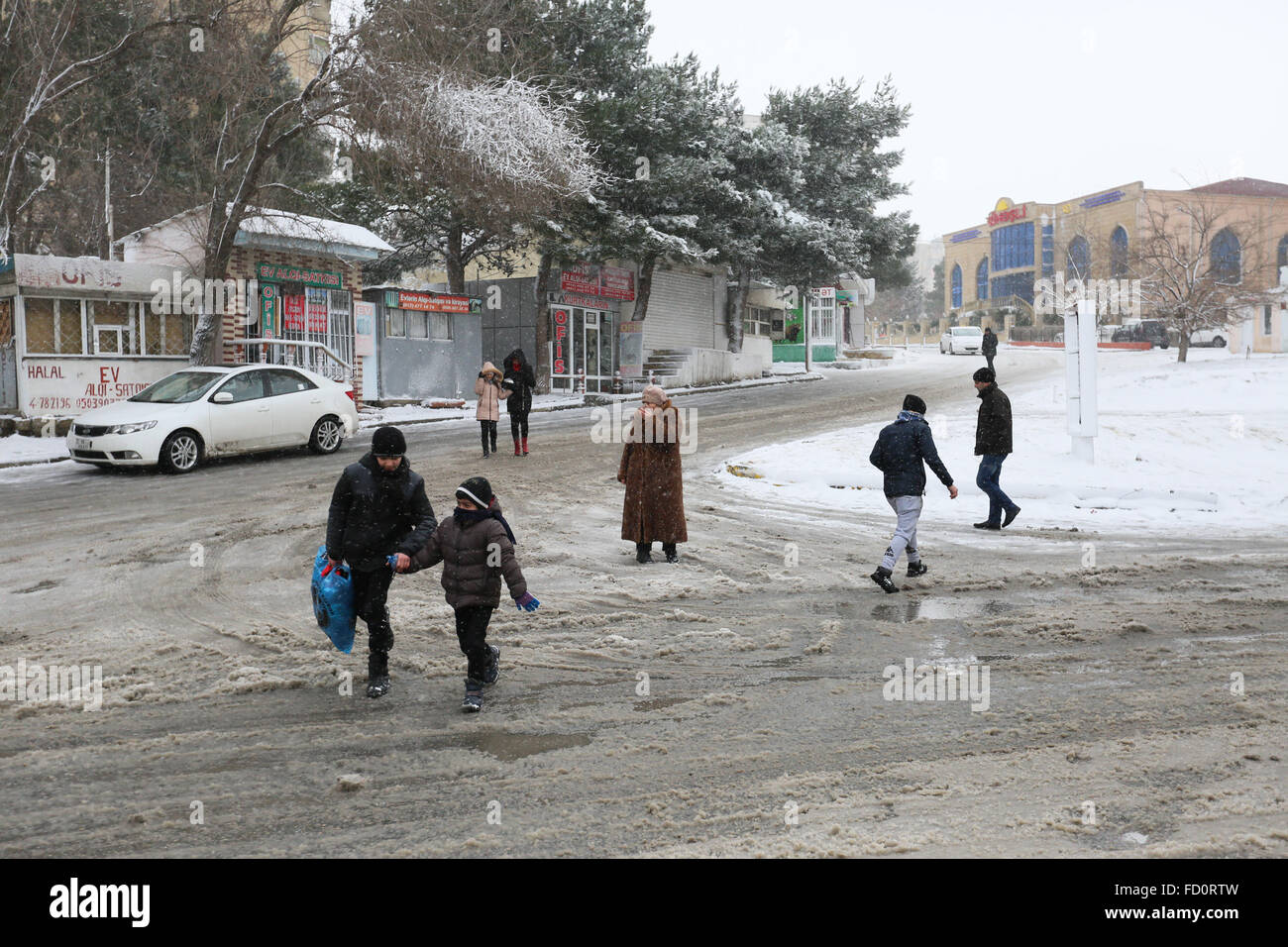 Baku azerbaijan 26th jan 2016 hi-res stock photography and images - Alamy