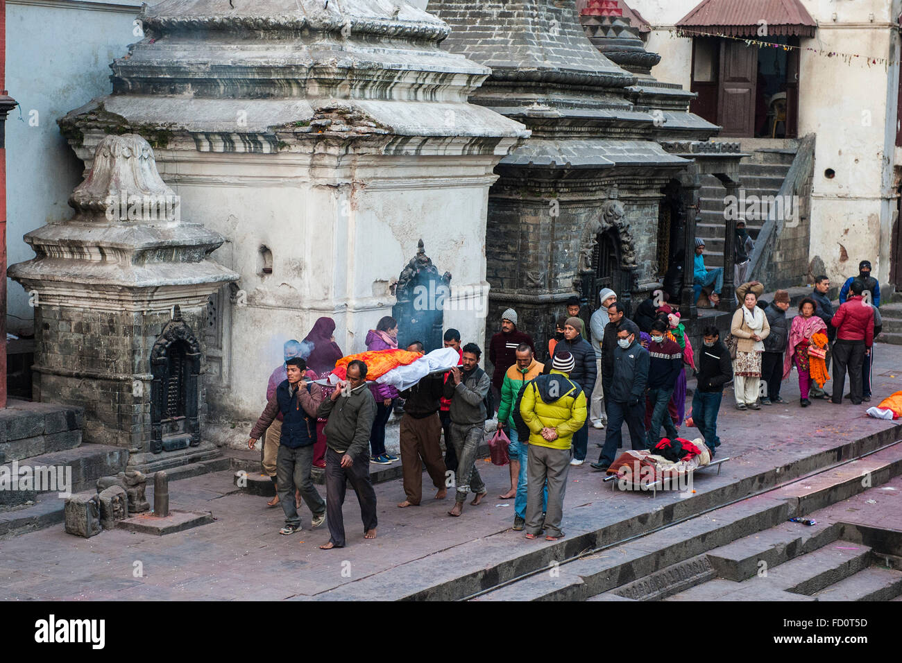 Nepal, Kathmandu, Pashupatinath, cremation funeral Stock Photo - Alamy