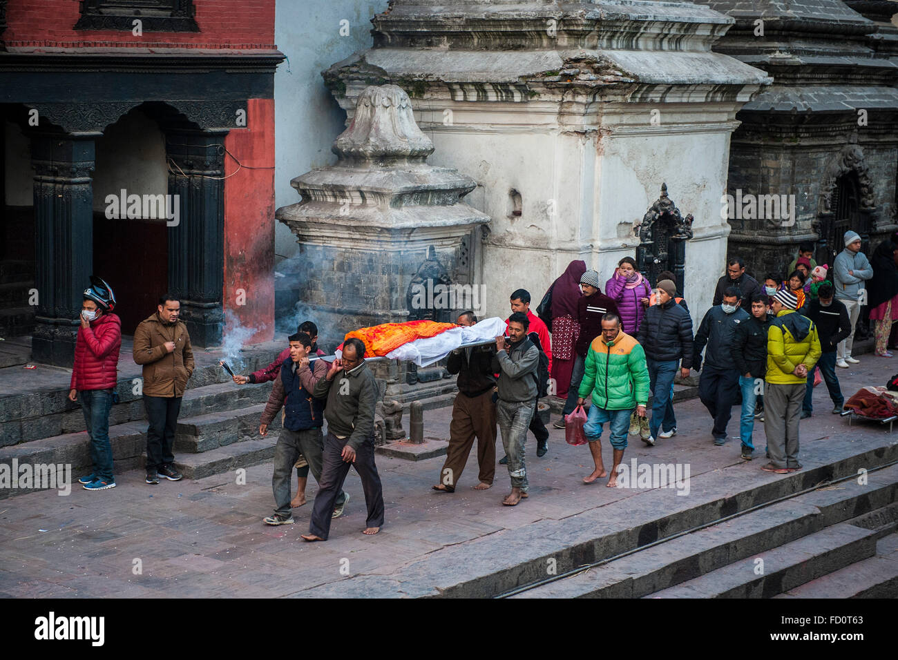 Nepal, Kathmandu, Pashupatinath, cremation funeral Stock Photo - Alamy