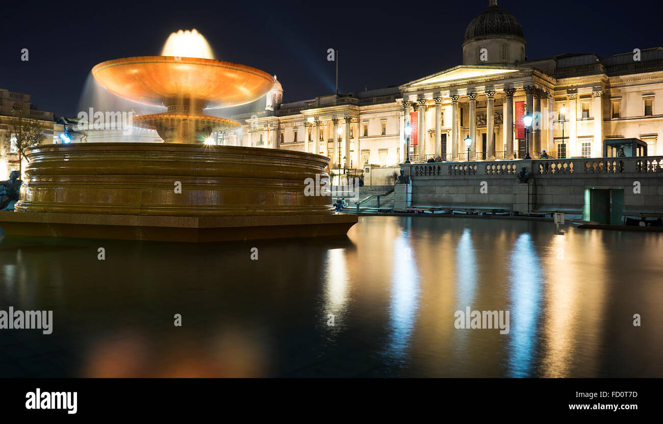 The national gallery is an art museum in trafalgar square hi-res stock ...