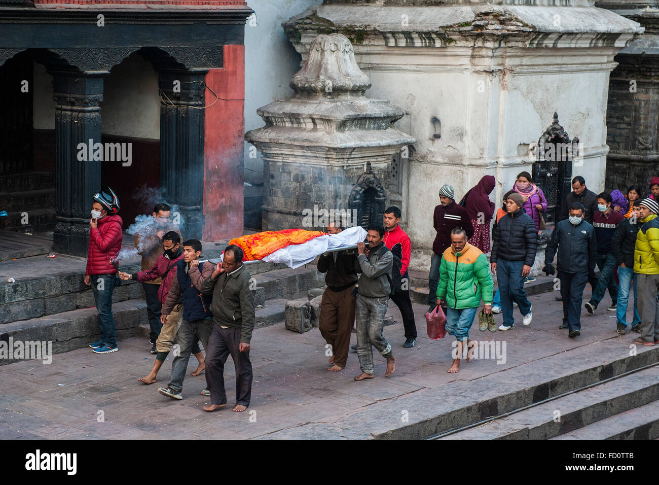 Nepal, Kathmandu, Pashupatinath, cremation funeral Stock Photo - Alamy