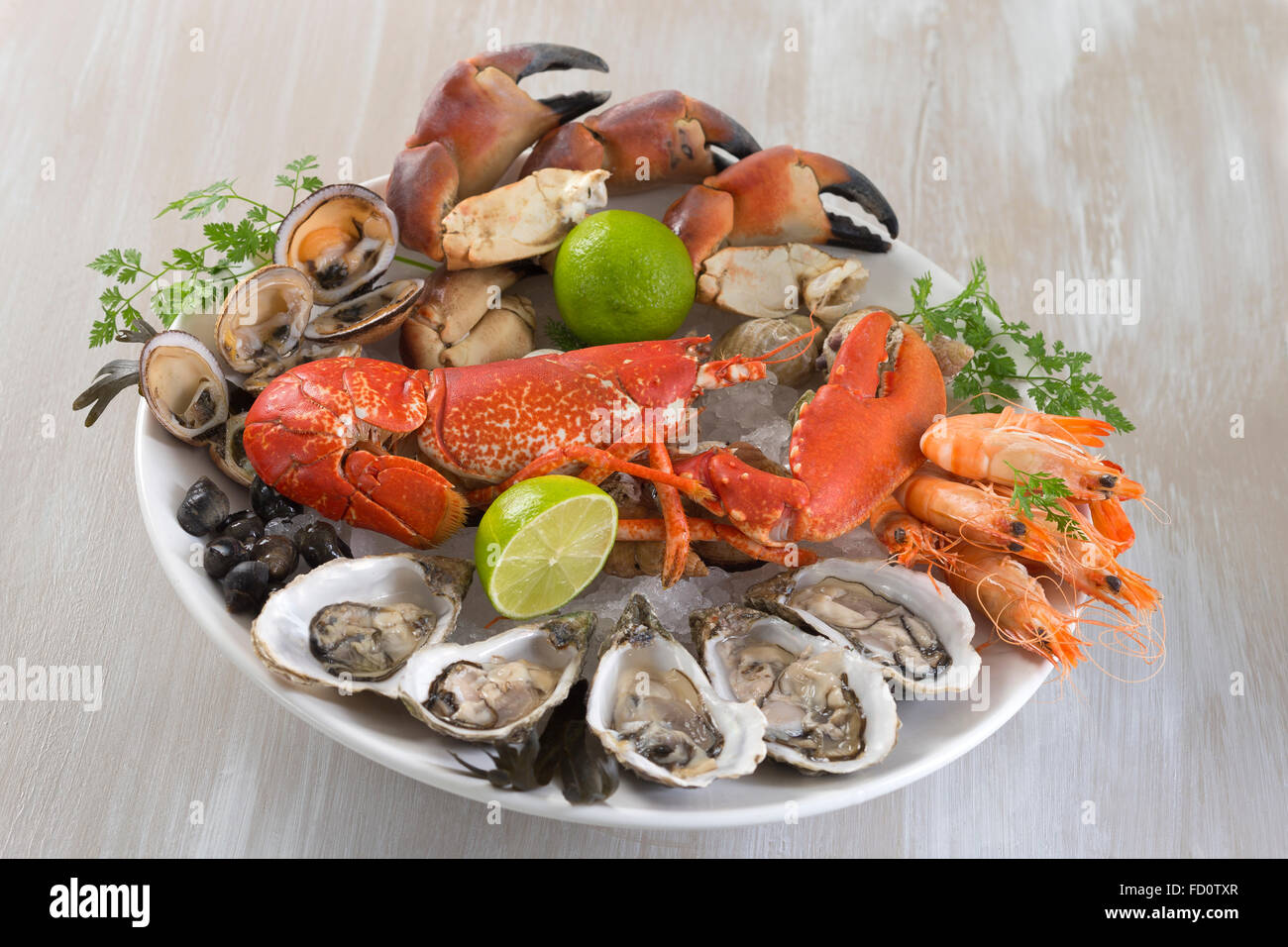 Seafood platter hi-res stock photography and images - Alamy
