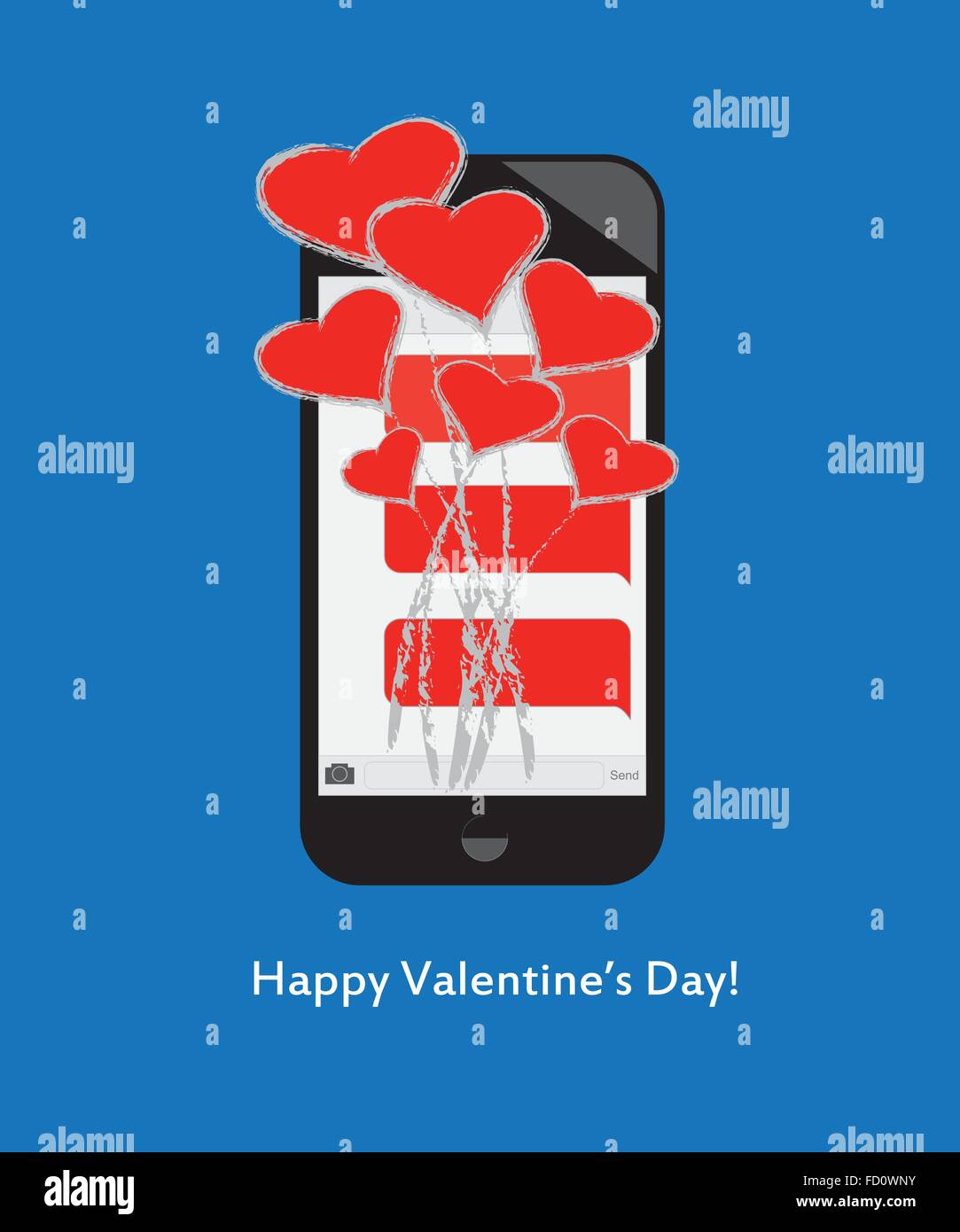 Someone on phone Stock Vector Images - Alamy