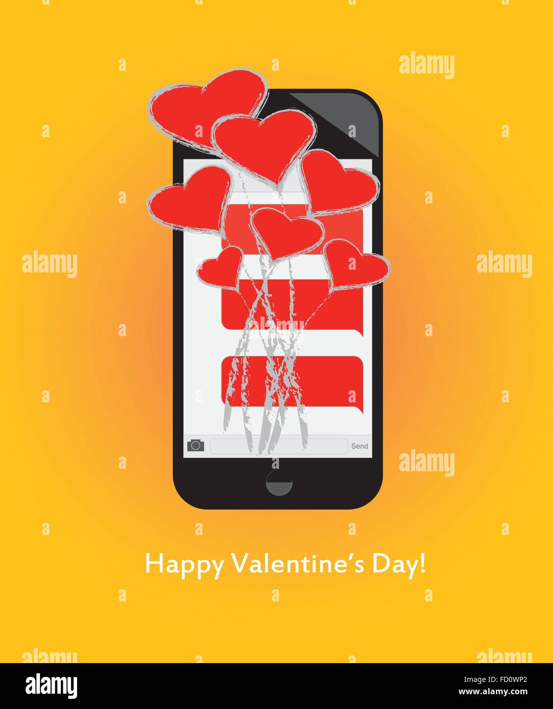 Someone on phone Stock Vector Images - Alamy