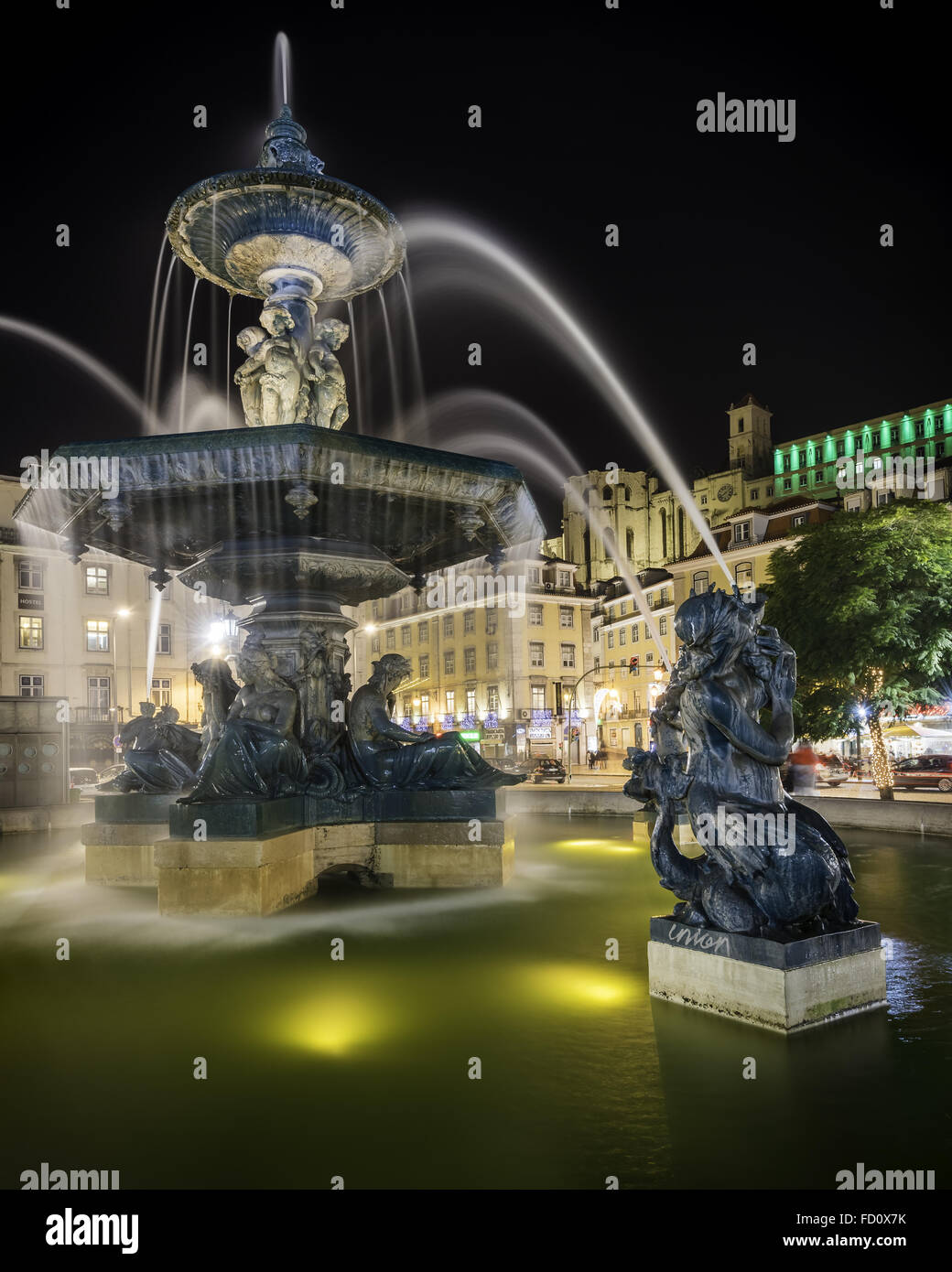 Praça do Rossio, Lisbon, Portugal Stock Photo - Alamy