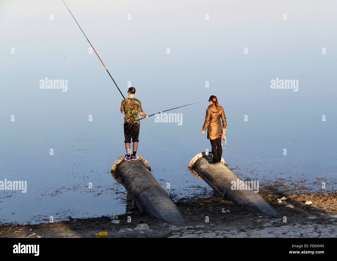Serbia fishing hi-res stock photography and images - Alamy