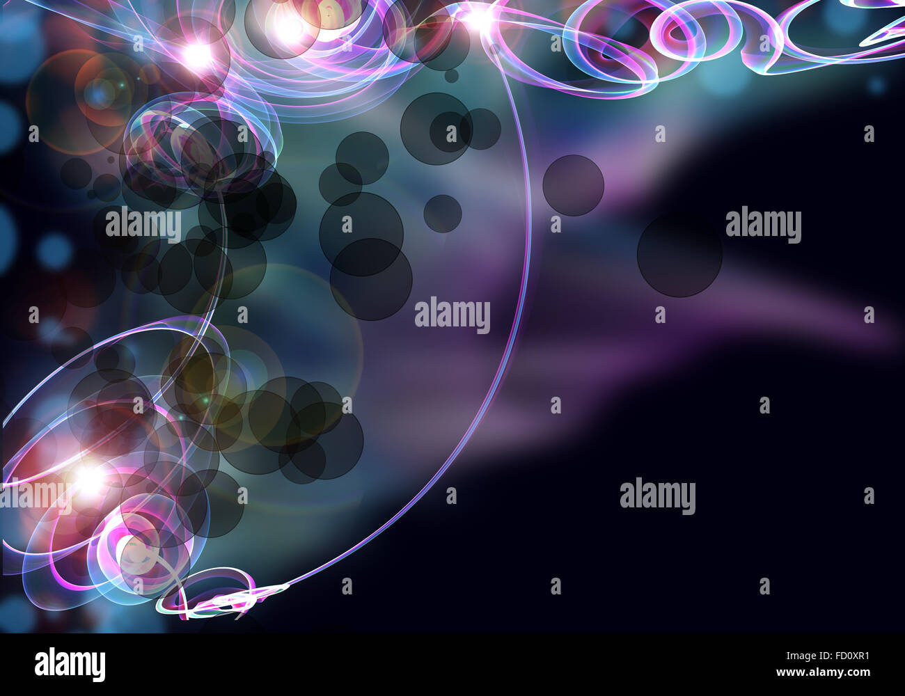 Background abstract image with loops and springs Stock Photo - Alamy