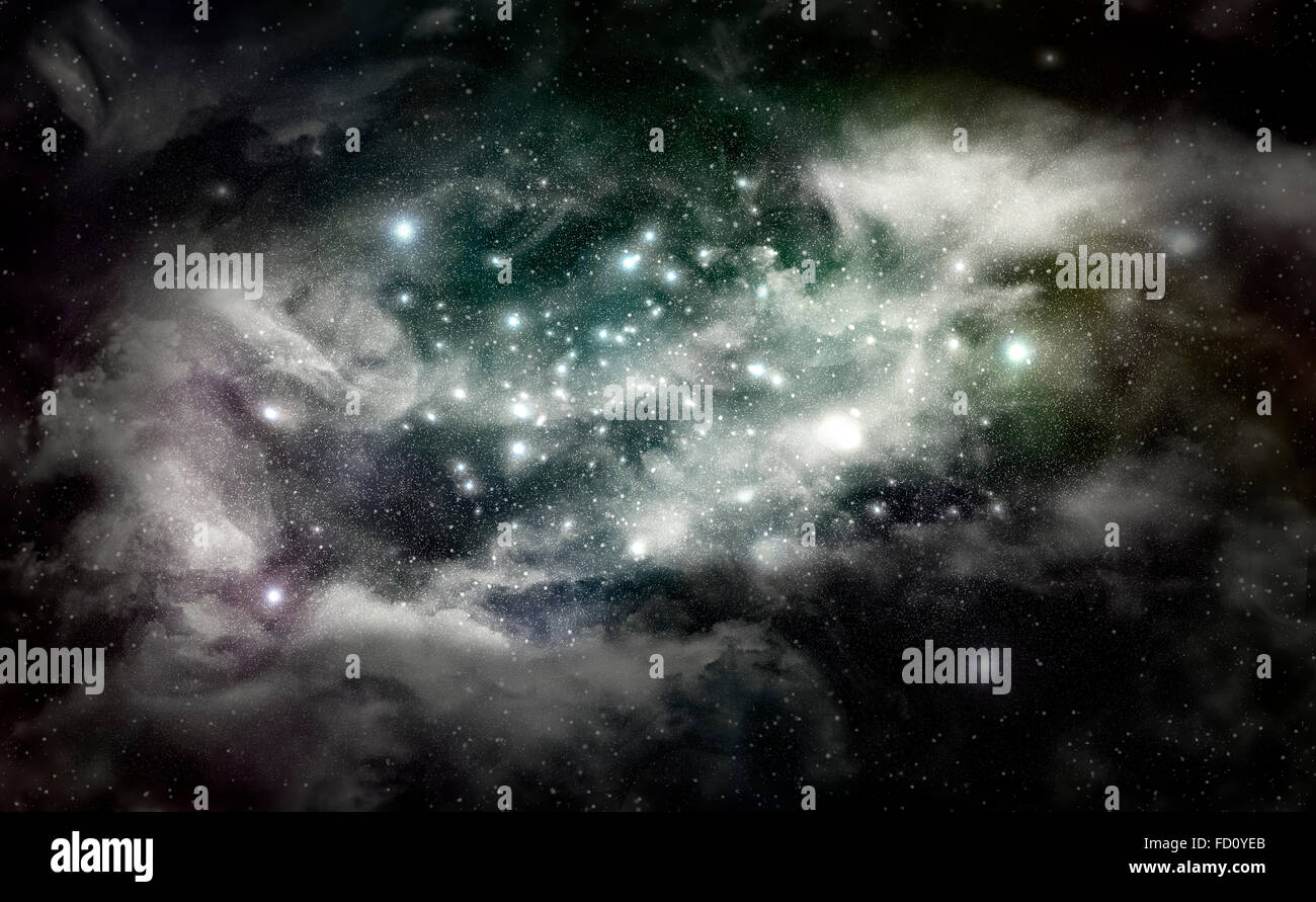 Giant universe starscape backdrop with colorful space clouds Stock ...