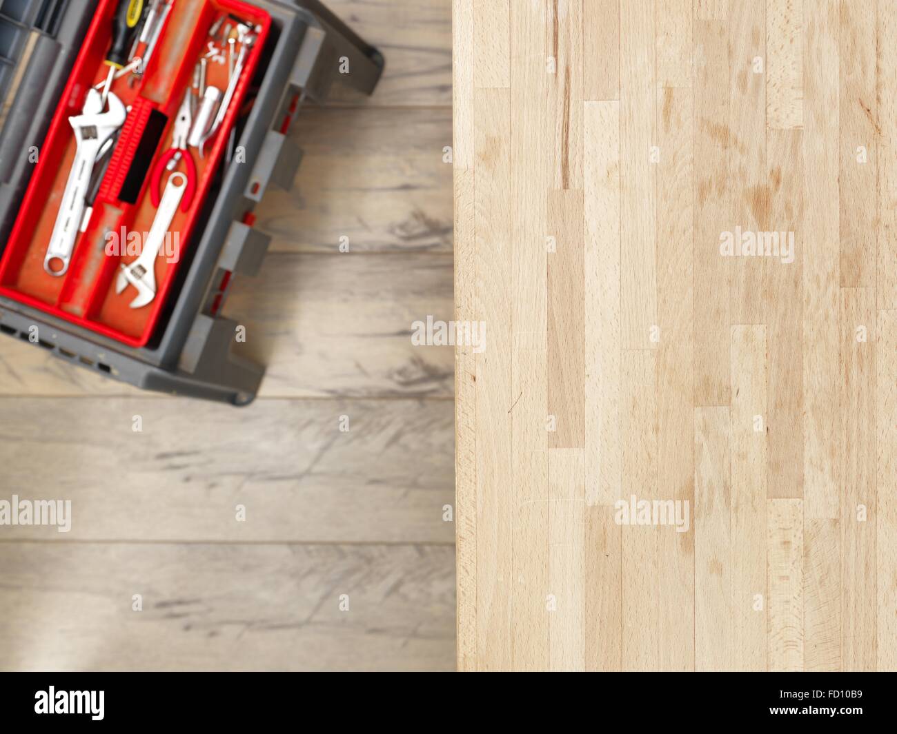 A studio photo of workshop tool bench Stock Photo - Alamy