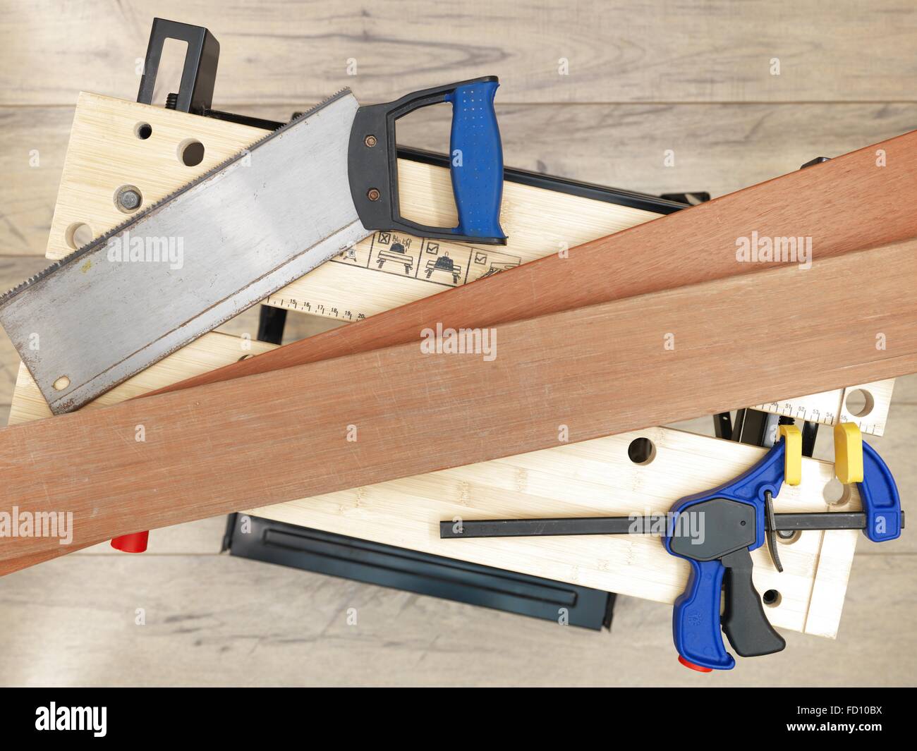 An industrial work bench Stock Photo - Alamy