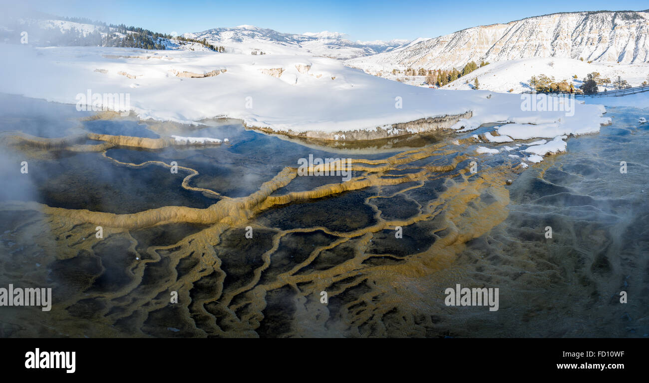 Travertine pools hi-res stock photography and images - Alamy