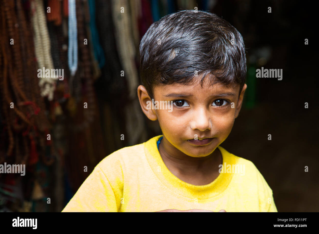 Local boy in Kathmandu, Nepal Stock Photo - Alamy