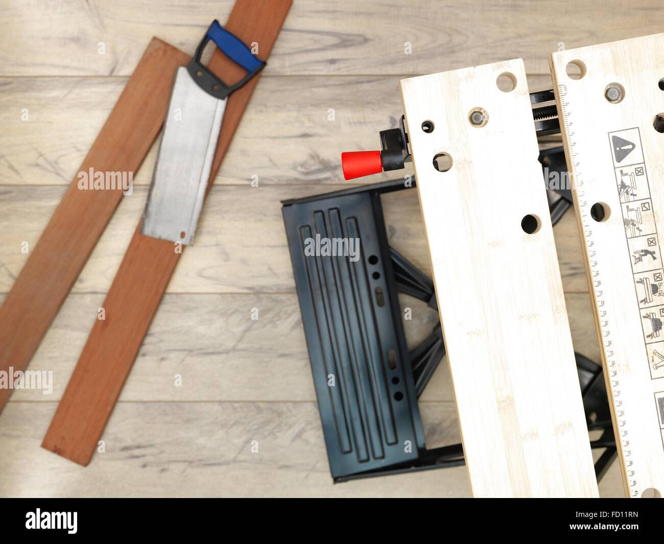 An industrial work bench Stock Photo - Alamy