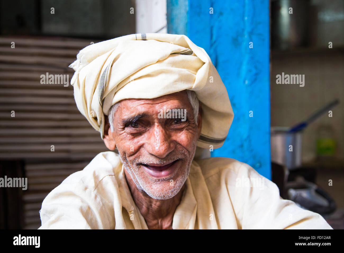 Local man in Old Delhi, India Stock Photo - Alamy