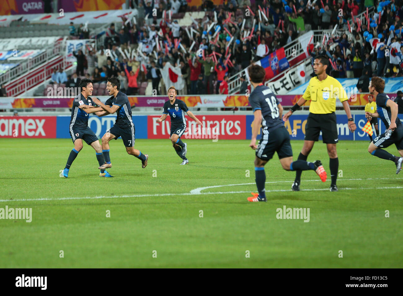 Doha, Qatar. 26th Jan, 2016. U-23 Japan team group (JPN) Football ...