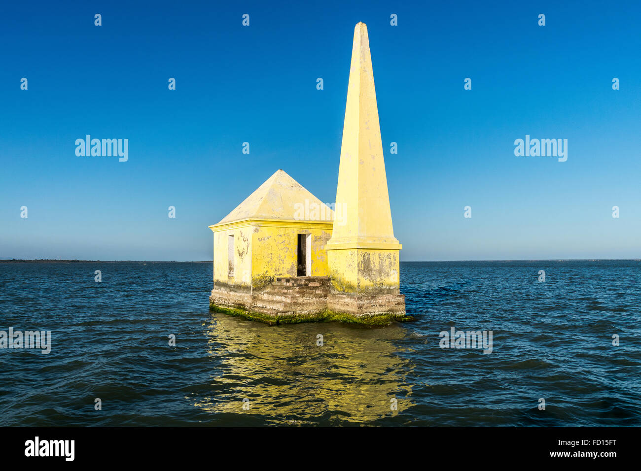 Building in the sea Stock Photo - Alamy