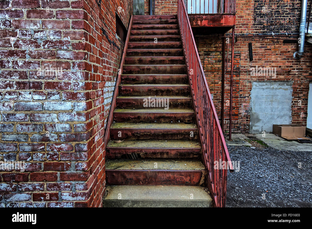 Stairs outside building usa steps hi-res stock photography and images ...