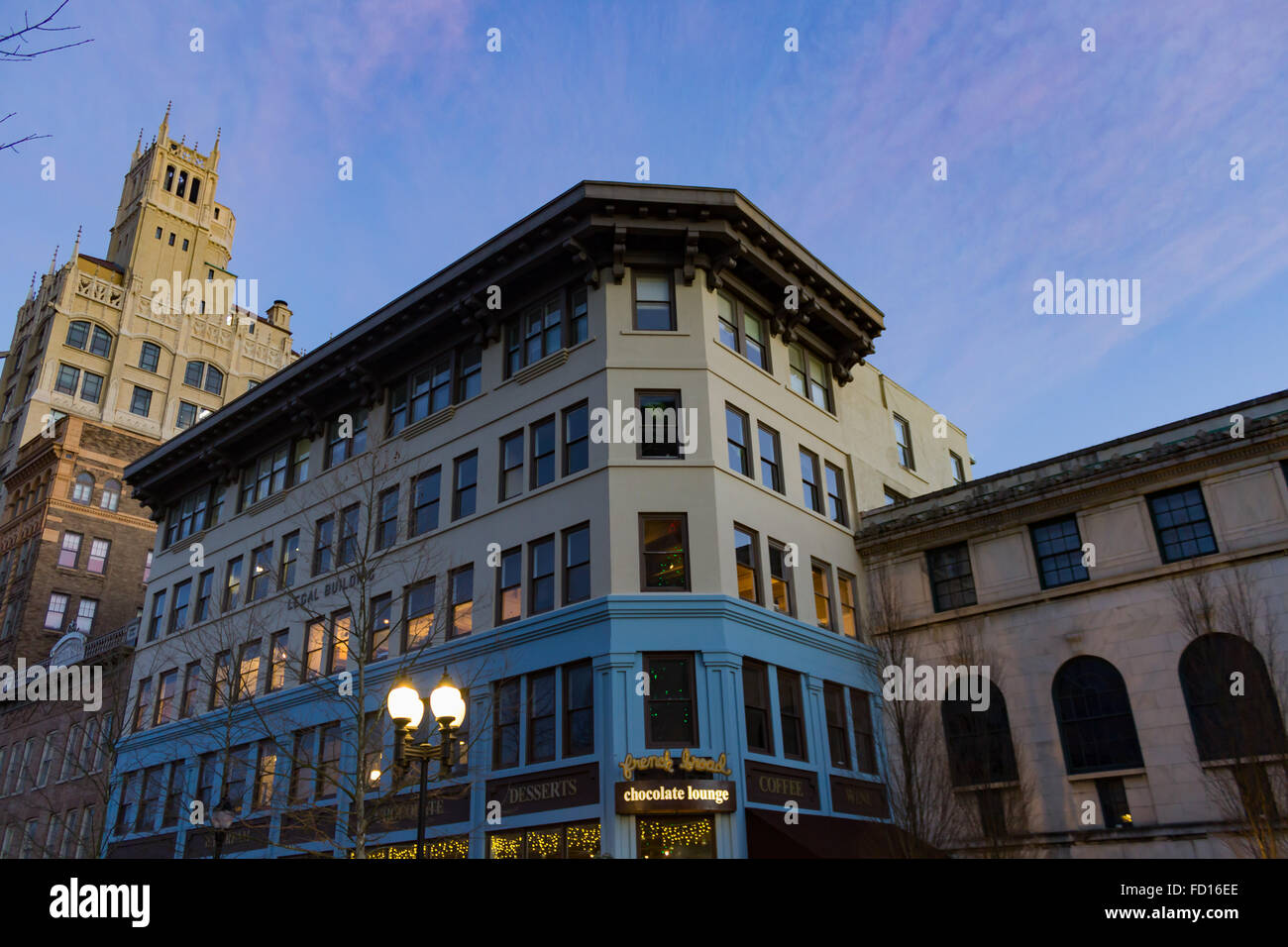 Random Building in Asheville, North Carolina, USA Stock Photo - Alamy