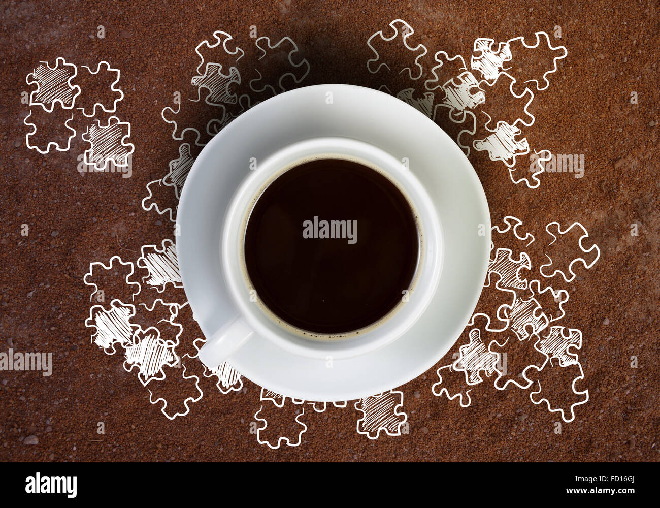 Broken up jigsaw puzzles hi-res stock photography and images - Alamy