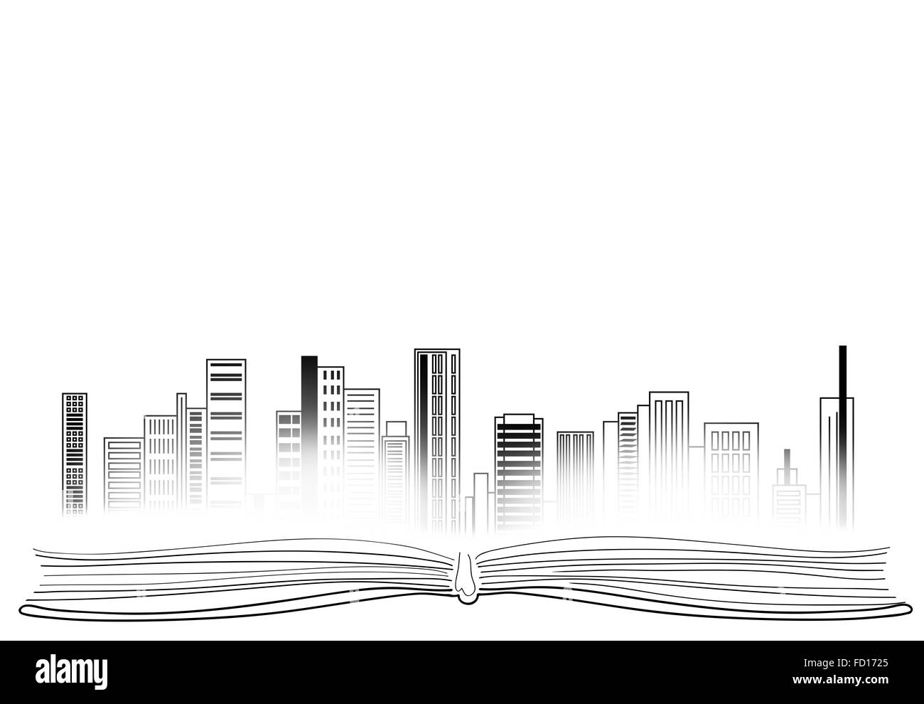 Background image with construction sketches on white backdrop Stock ...