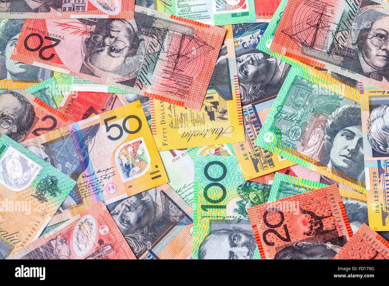 Australian currency and notes and stack hi-res stock photography and ...