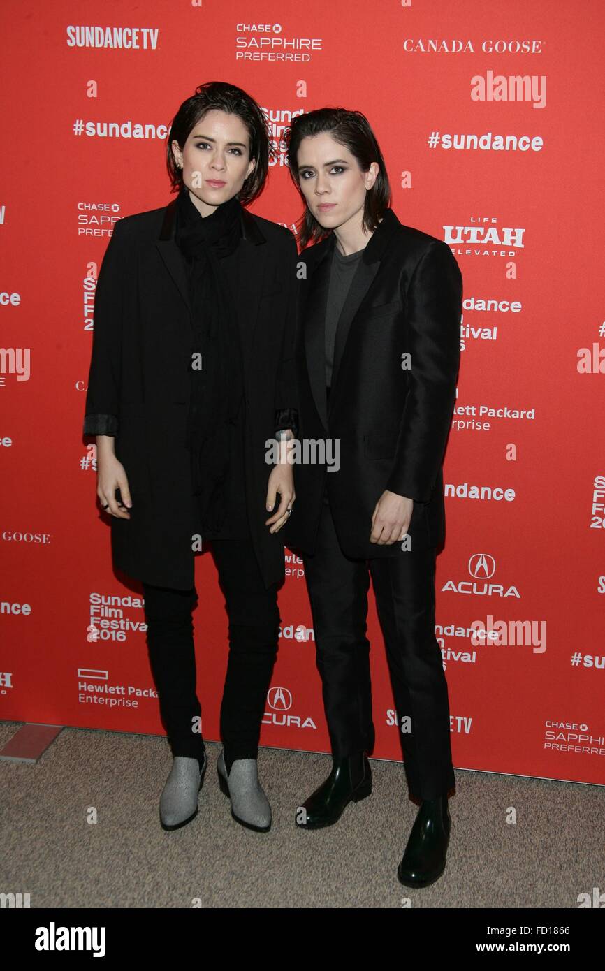Park City, UT, USA. 26th Jan, 2016. Tegan Quin, Sara Quin, Tegan and ...
