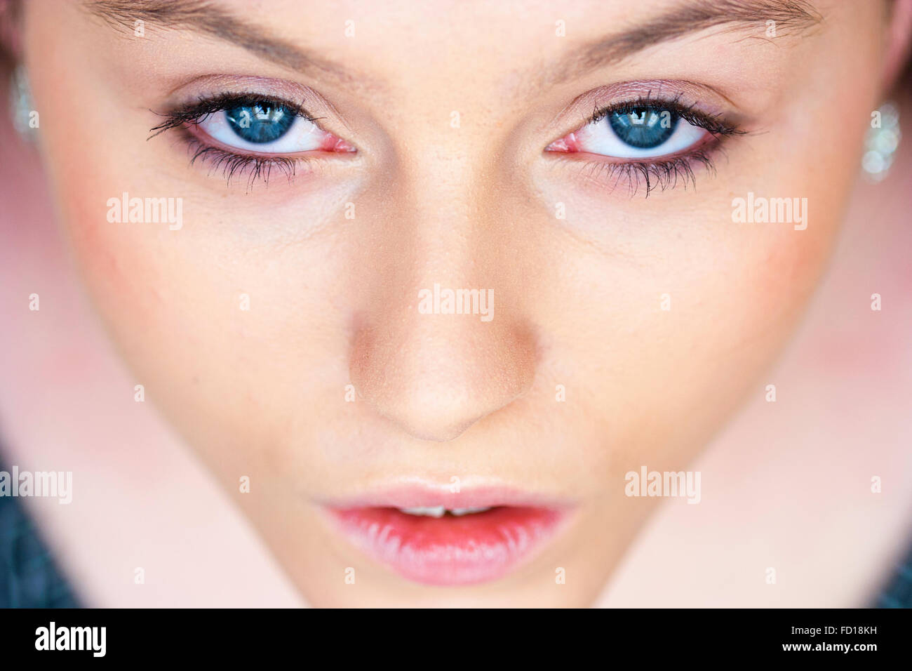 Slightly open mouth hi-res stock photography and images - Alamy