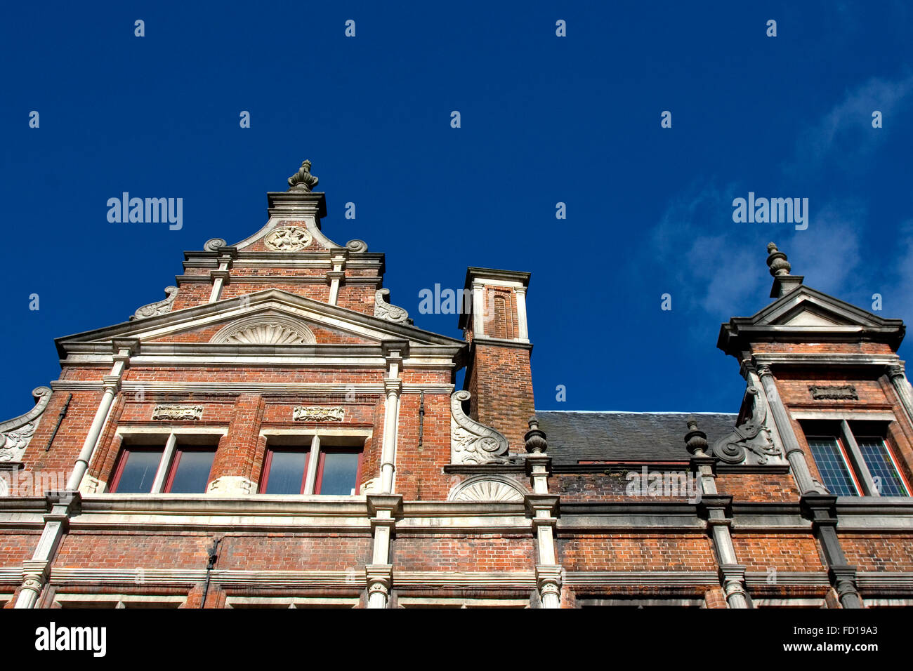 Facade of Flemish Houses in Brugge, Belgium Stock Photo - Alamy