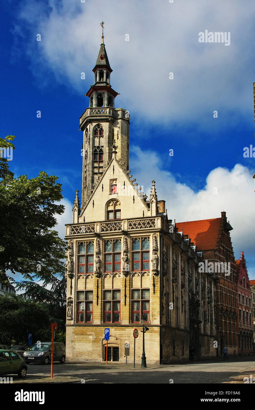 Old Traditional Flemish Houses in Brugge, Belgium Stock Photo - Alamy