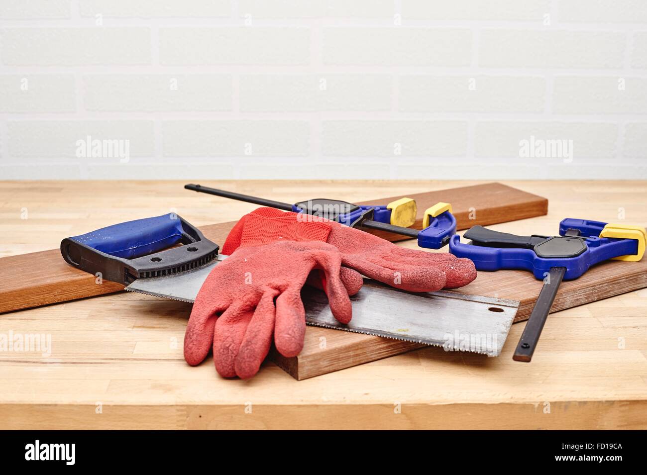 A studio photo of workshop tool bench Stock Photo - Alamy