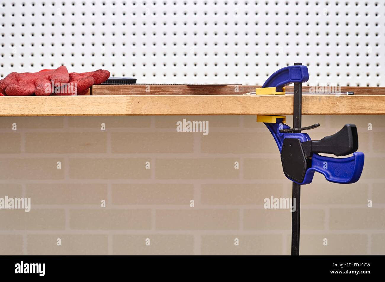 A studio photo of workshop tool bench Stock Photo - Alamy
