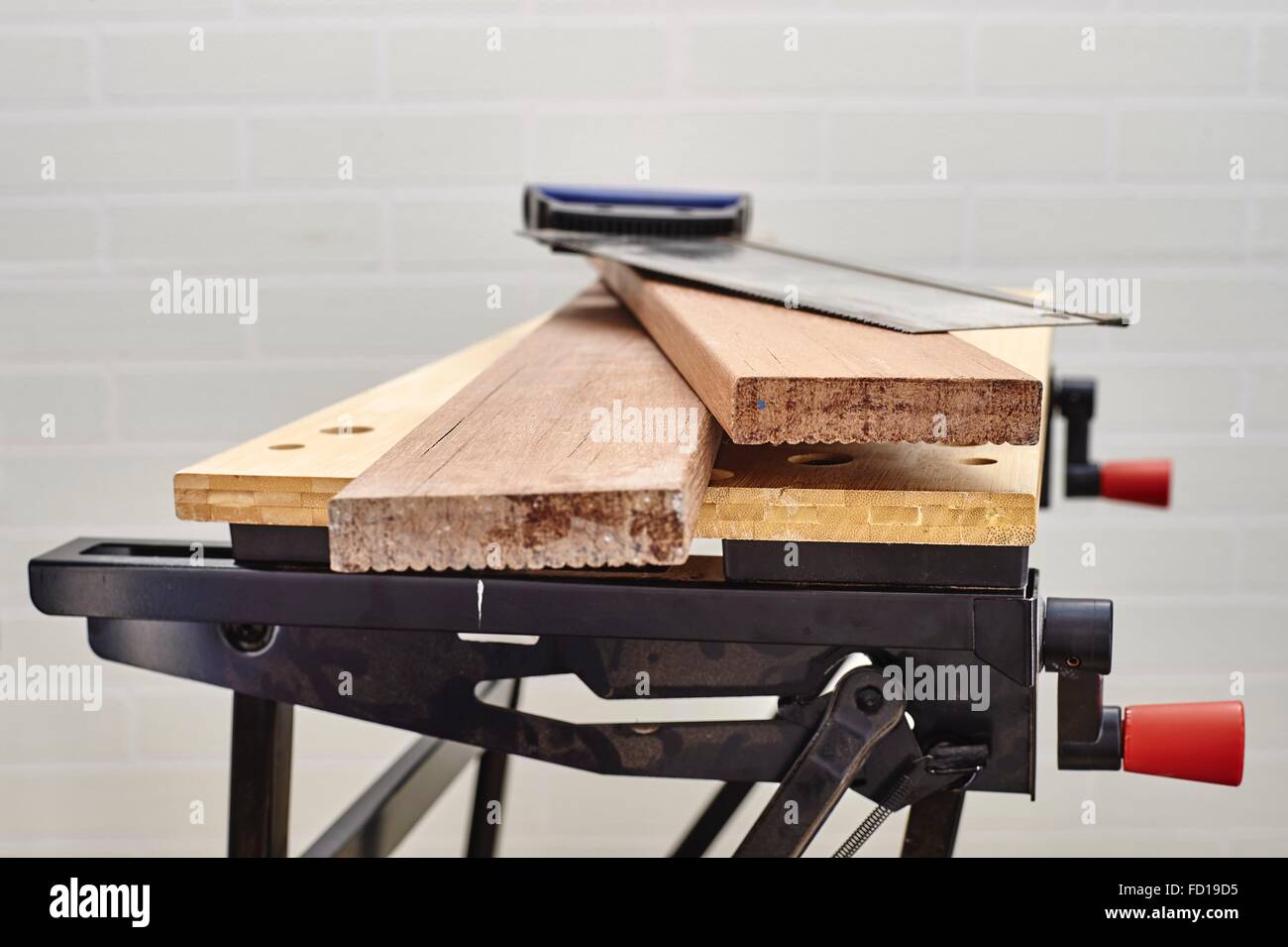 An industrial work bench Stock Photo - Alamy