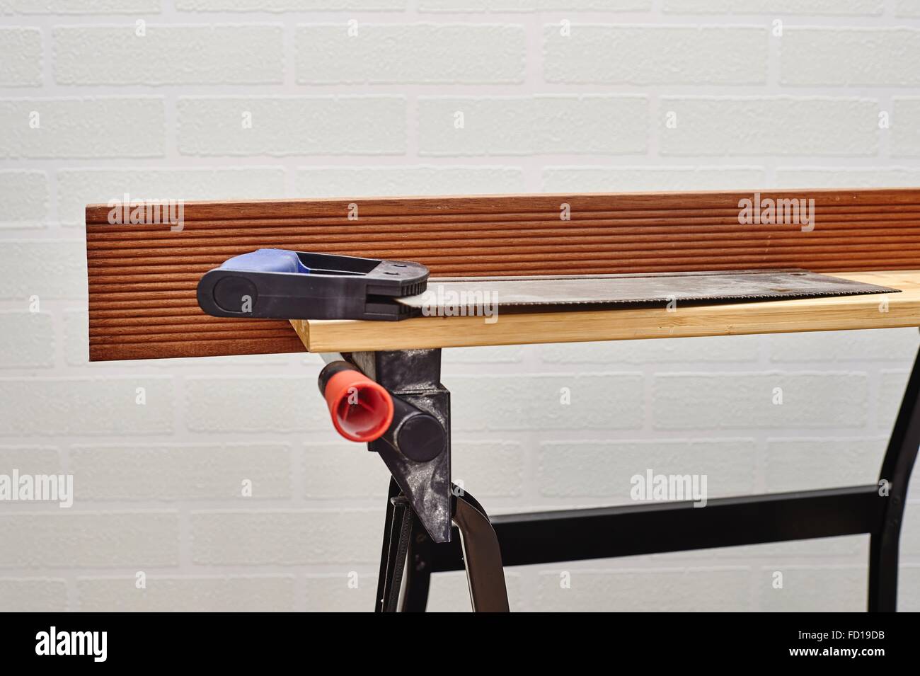 An industrial work bench Stock Photo - Alamy